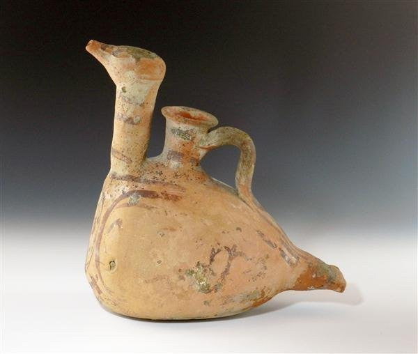 Ancient Daunian Duck Askos @ancientartifact – Galleria Delvecchio ...