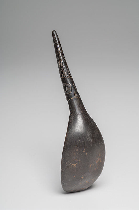 Haida Mountain Goat Horn Spoon - Native American – Galleria Delvecchio ...